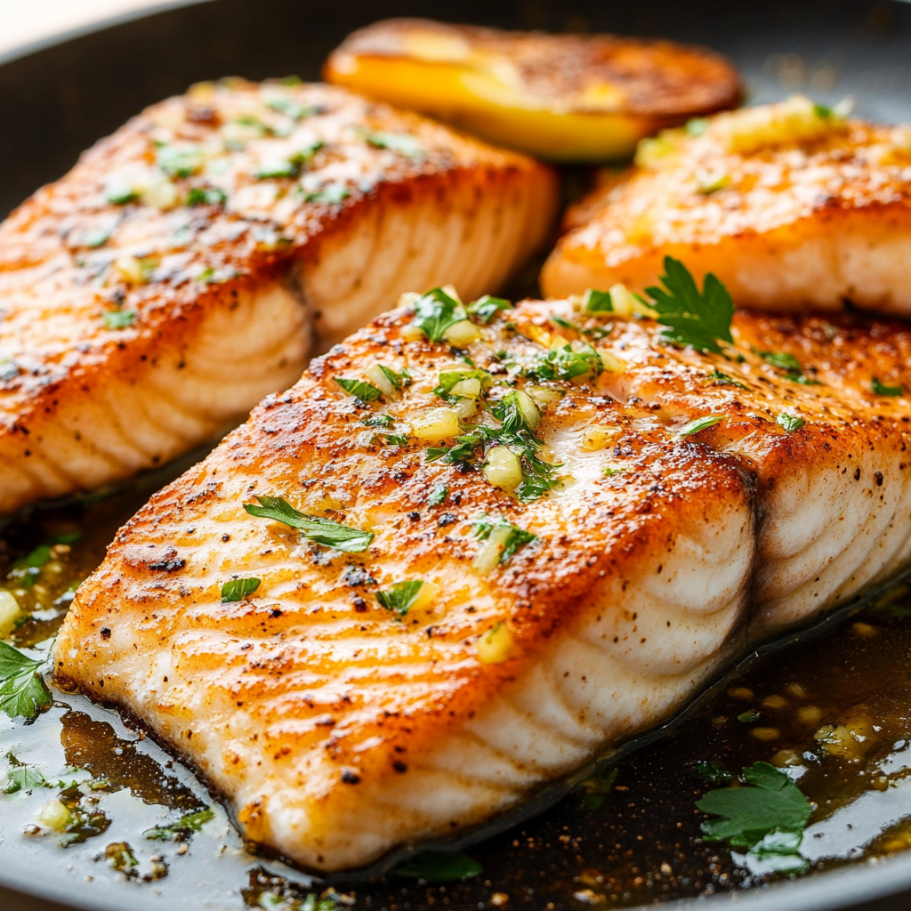 Garlic Butter Pan-Seared Fish