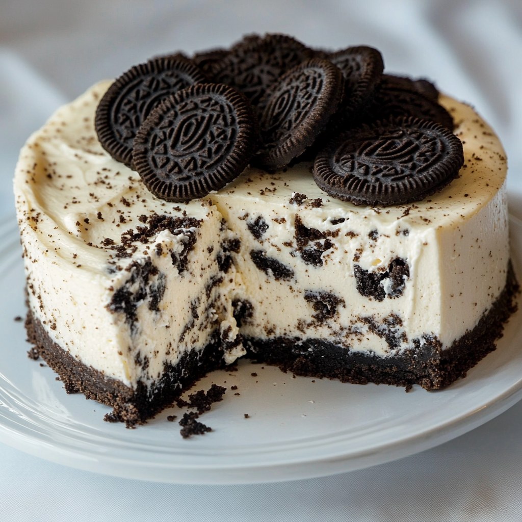 Oreo Cookies and Cream Cheesecake