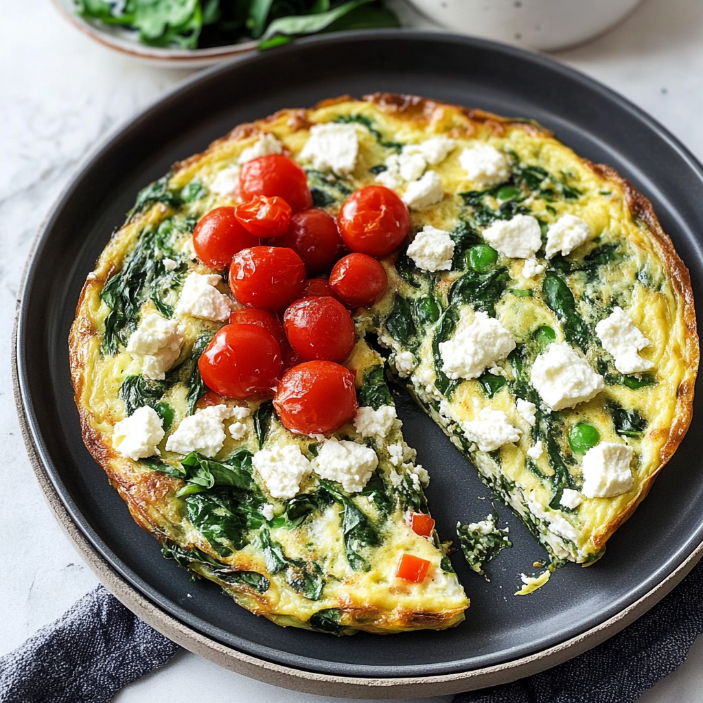 Spinach Feta Frittata A Healthy Flavorful Breakfast