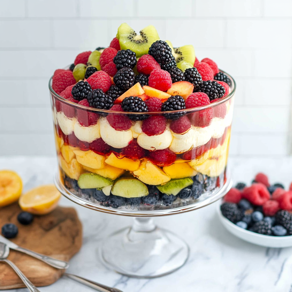 Berry Trifle Recipe Sweet Simple Stunning Layers of Fresh Fruit and Cream