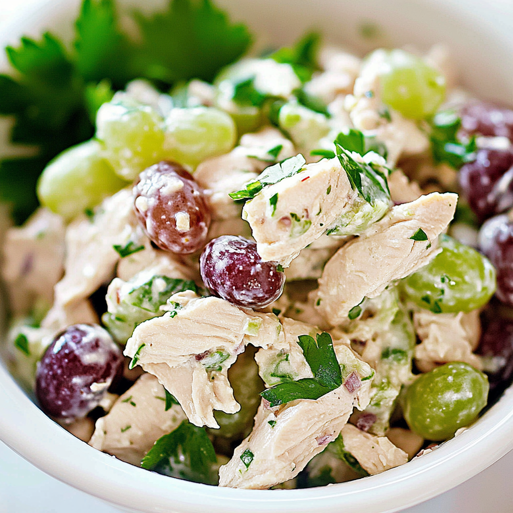 Delightful Chicken Salad Recipe with Grapes for Picnics