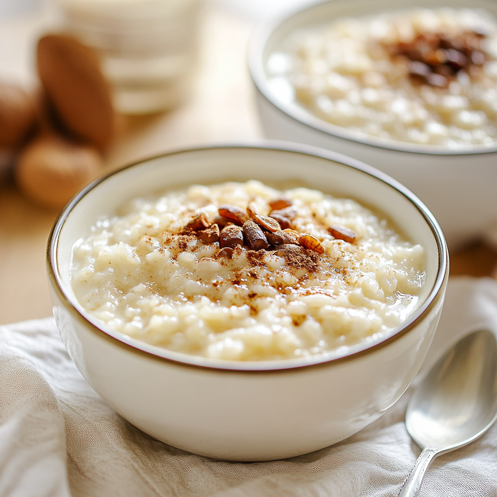 Creamy Rice Pudding with Cooked Rice Recipe - Comforting Delight - That ...