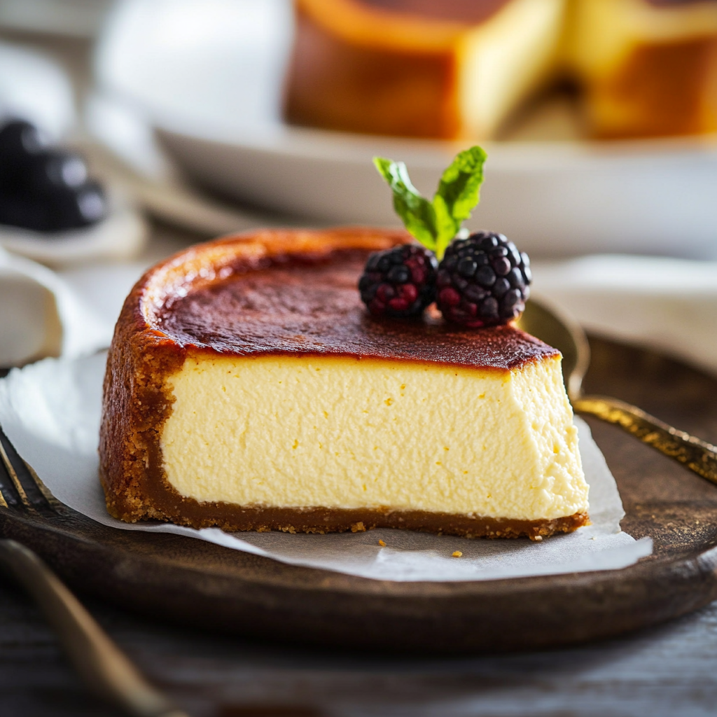 Irresistible Basque Cheesecake: A Creamy Delight Recipe - That Yummy