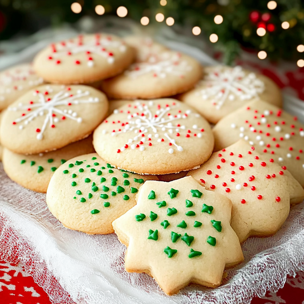 Festive Christmas Sugar Cookies Decorated for Joyful Celebrations ...