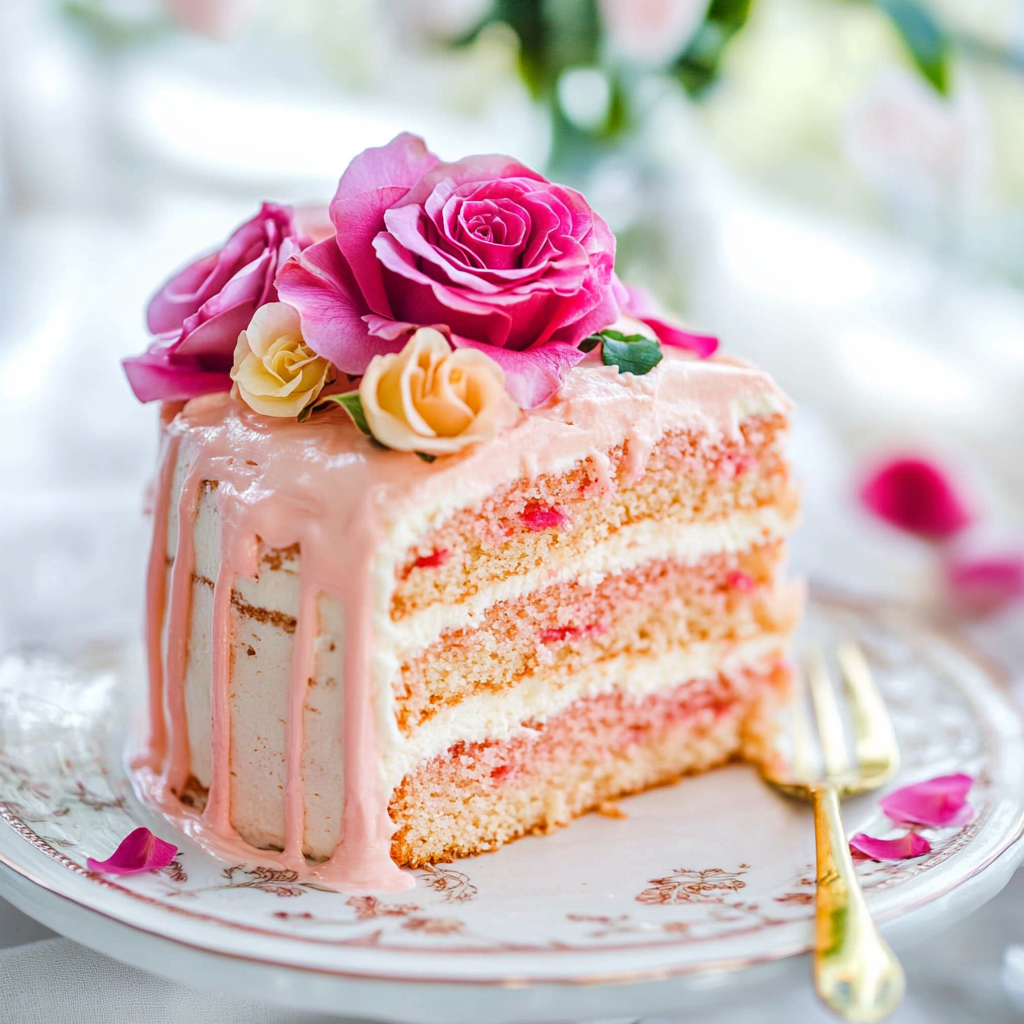 Irresistible Rose Cake Recipe - A Delightful Floral Treat - That Yummy