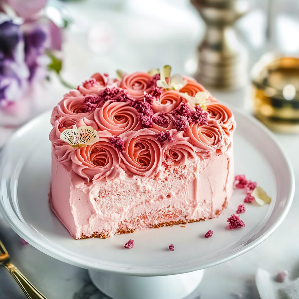 Irresistible Rose Cake Recipe - A Delightful Floral Treat - That Yummy