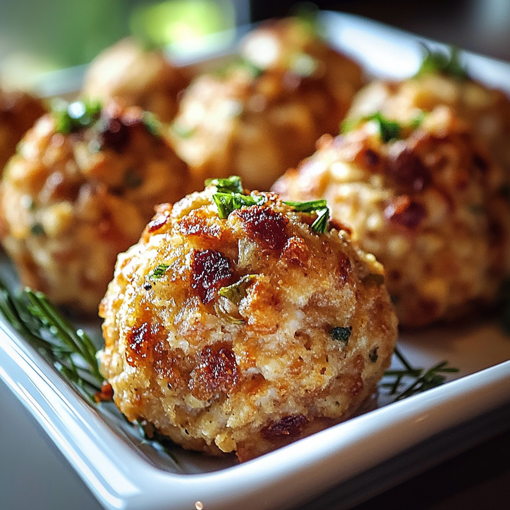 Irresistible Turkey Stuffing Balls for Holiday Feasts - That Yummy