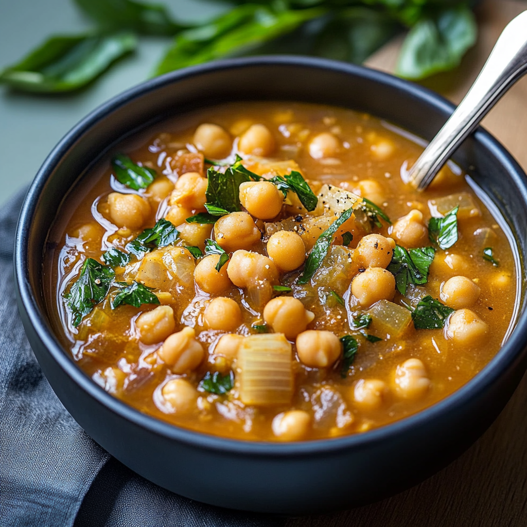 Creamy Chickpea Soup: A Heartwarming Recipe Delight