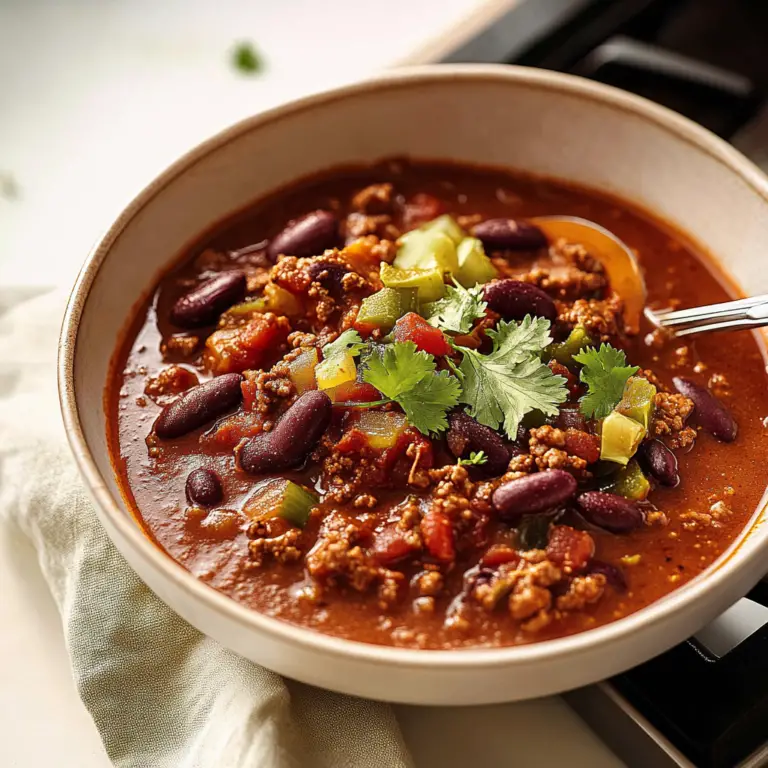 Hearty Chili Recipe Stovetop: Warm Up in 30 Minutes!