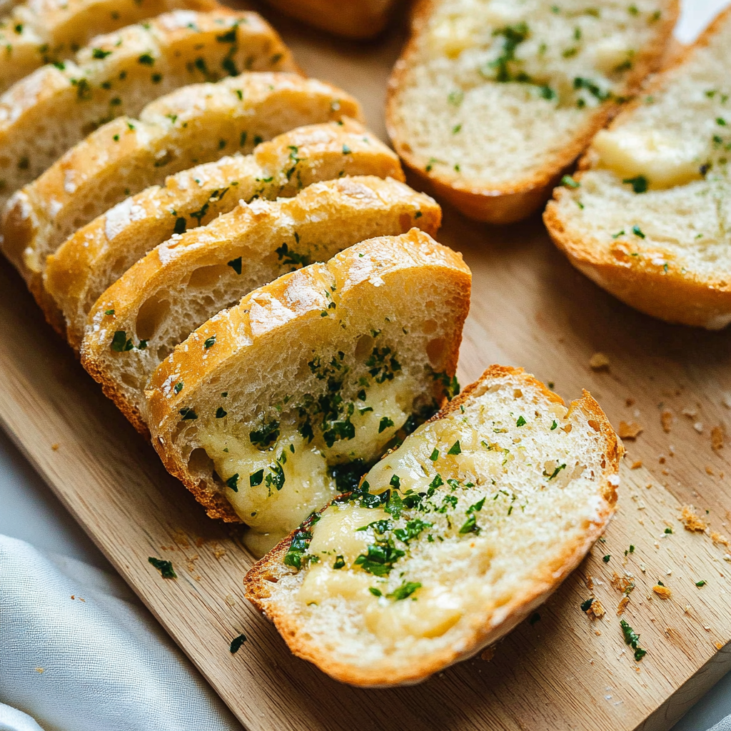 Irresistible Garlic Bread with Sliced Bread Recipe