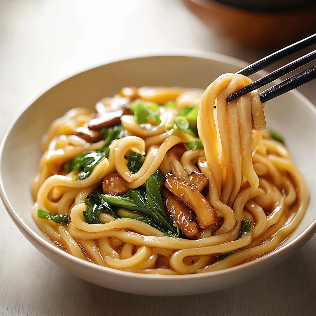 Comforting Udon Noodles: A Delicious Homemade Recipe