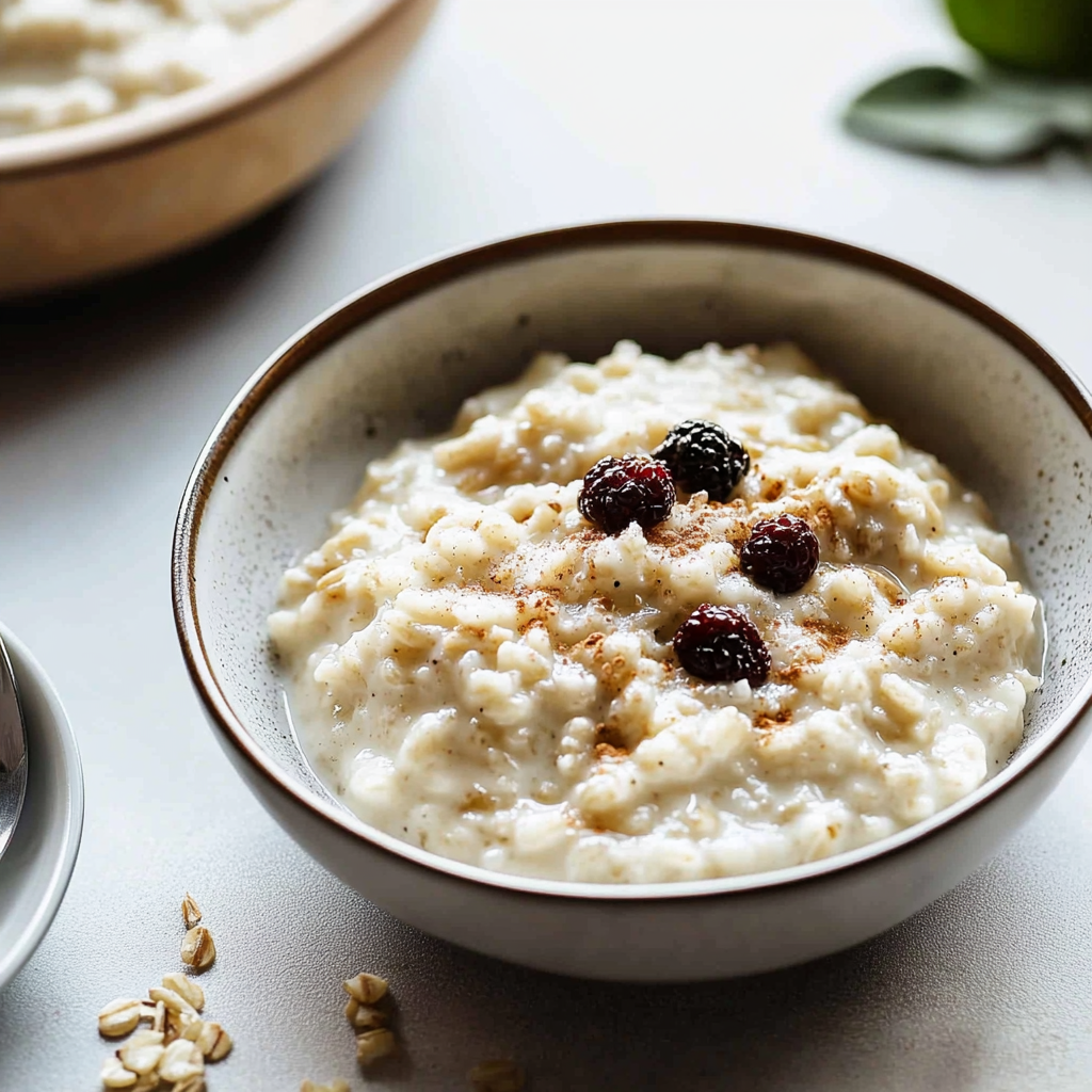 Creamy Rice Pudding with Cooked Rice
